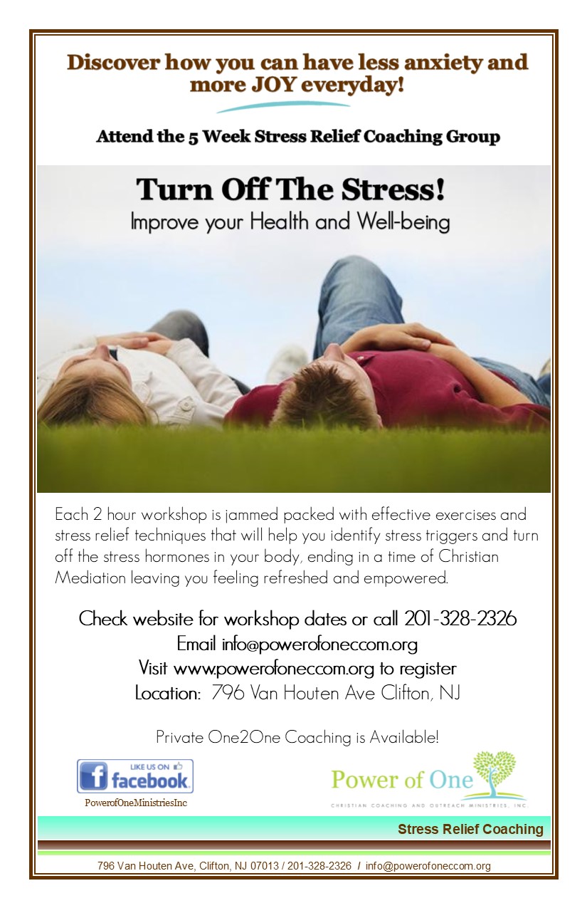 Turn off the Stress Workshop- Thursdays